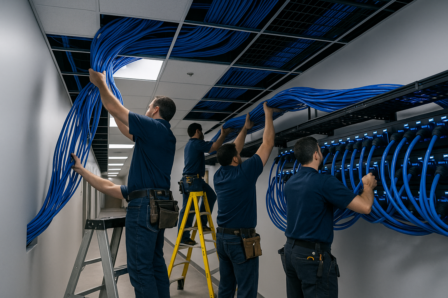 Cable Installation – Harden Communications | Denver, Colorado Security ...